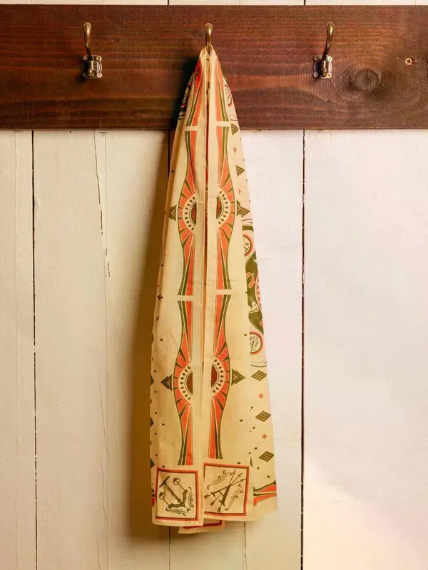 FORTELA Zodiac-print Scarf - Neutrals