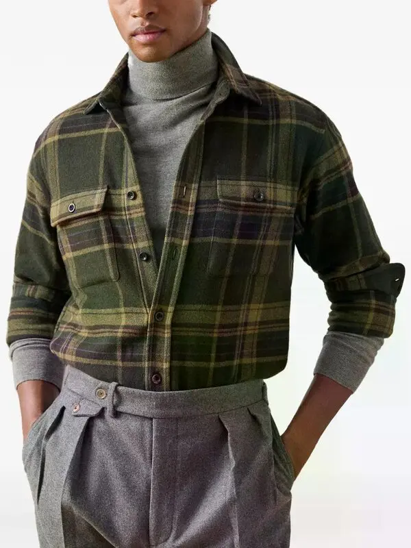 Ralph Lauren Purple Label Button-up Overshirt