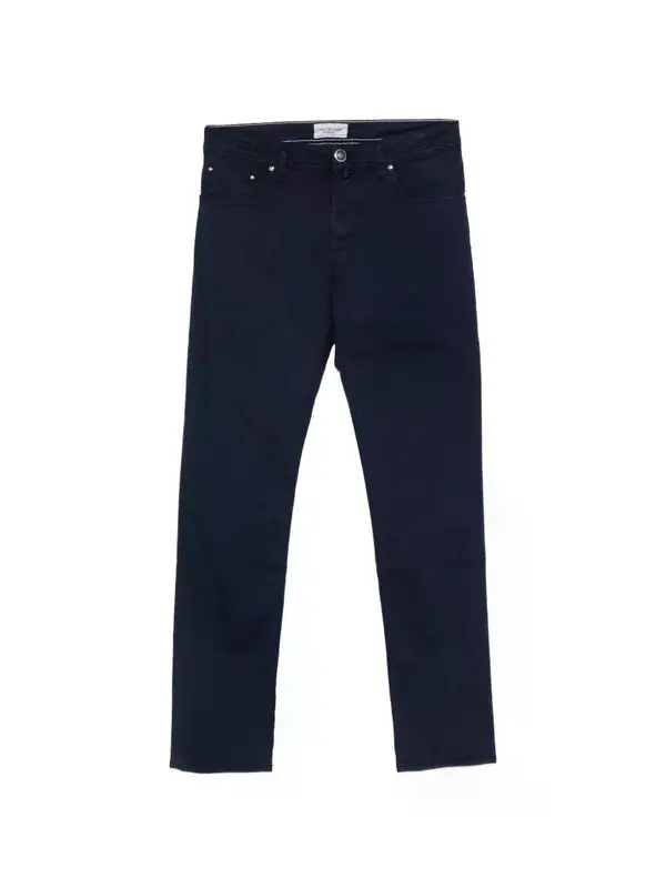 Jacob Cohen Buttoned Straight Jeans - Blue