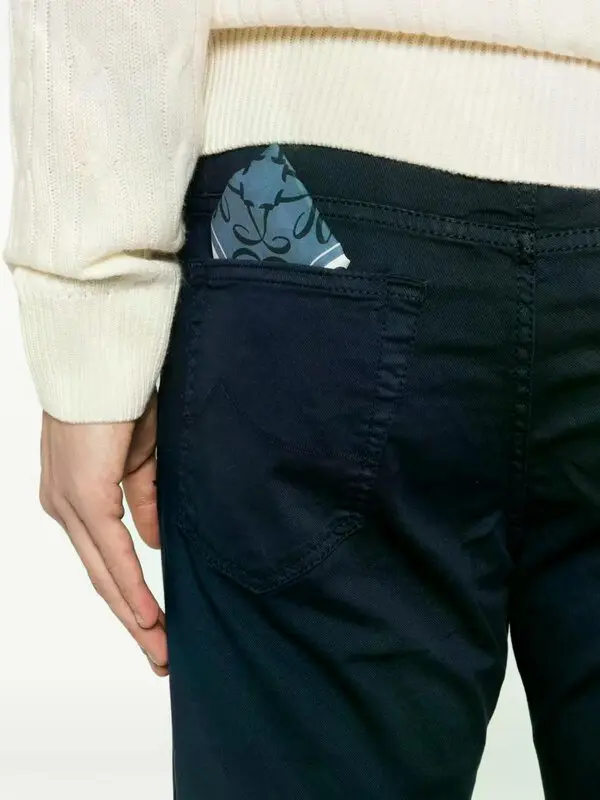 Jacob Cohen Buttoned Straight Jeans - Blue