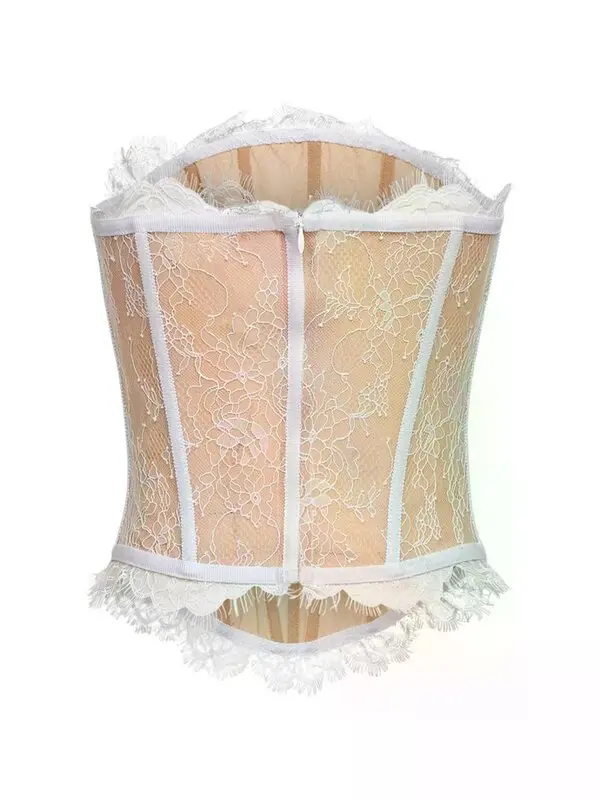 Giuseppe Di Morabito Scalloped Strapless Corset