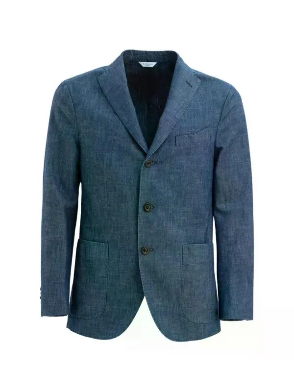 Boglioli Denim Single-breasted Suit - Blue