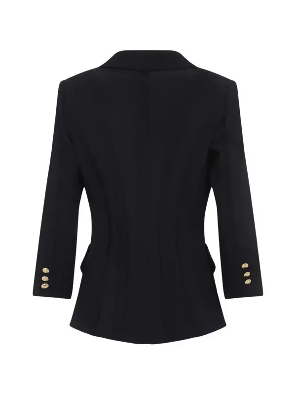 Elisabetta Franchi Button Double-breasted Jacket - Blue