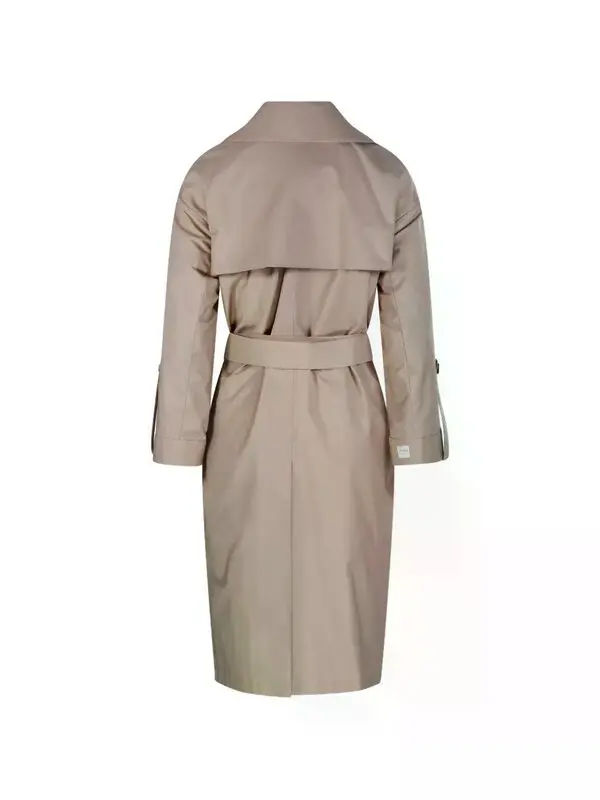 Max Mara Belted Double-breasted Coat - Neutrals