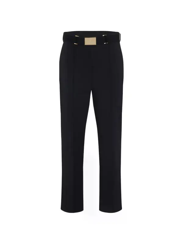 Elisabetta Franchi Buckle Belted Trousers