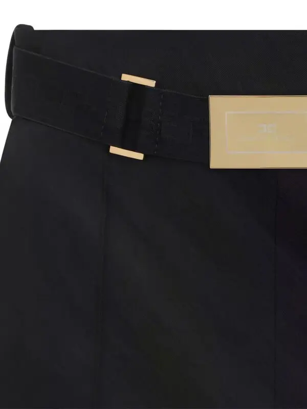 Elisabetta Franchi Buckle Belted Trousers