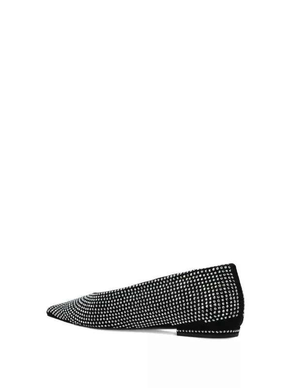 ROTATE BY BIRGER CHRISTENSEN Embellished Pointed Toe Flat Pumps