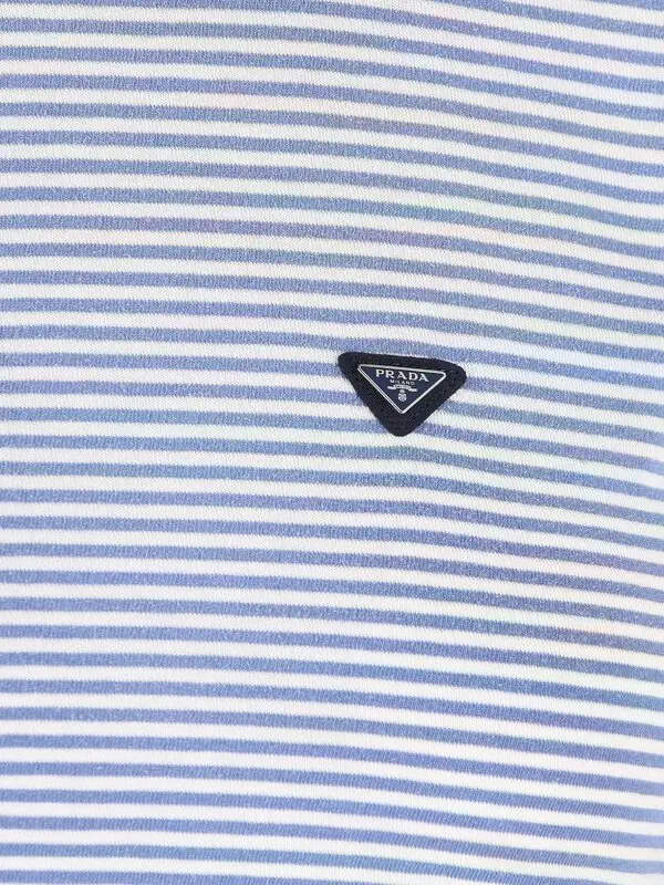 Prada Striped Cotton T-shirt