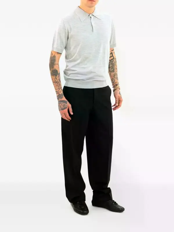 Prada Silk Polo Shirt