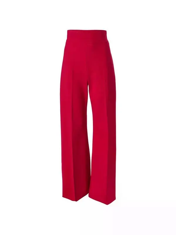 Carolina Herrera Diane Wide-leg Trousers - Red