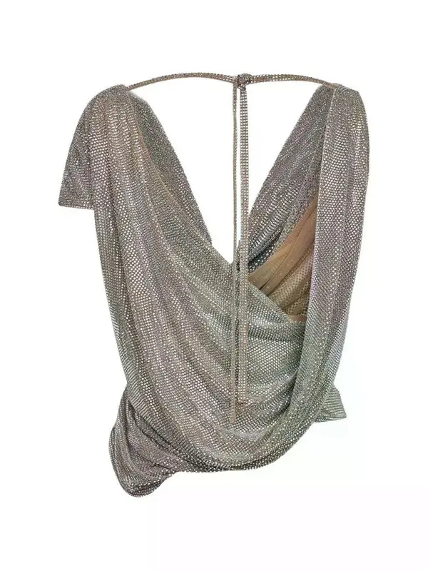 Giuseppe Di Morabito Embellished Draped Top