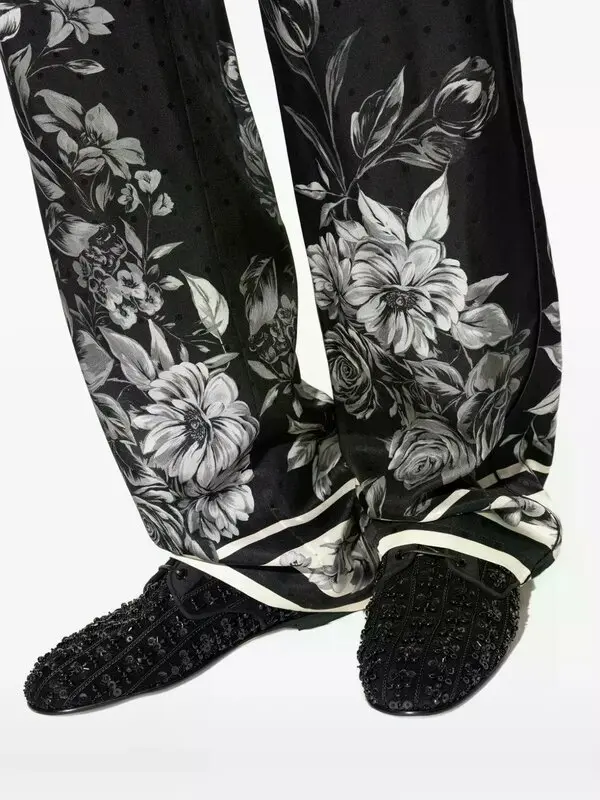 Dolce & Gabbana Embellished Lace-up Derby Shoes