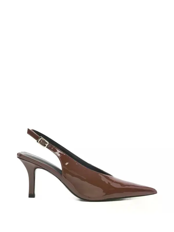 Patrizia Pepe Leather Slingback Pumps