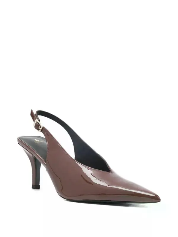 Patrizia Pepe Leather Slingback Pumps