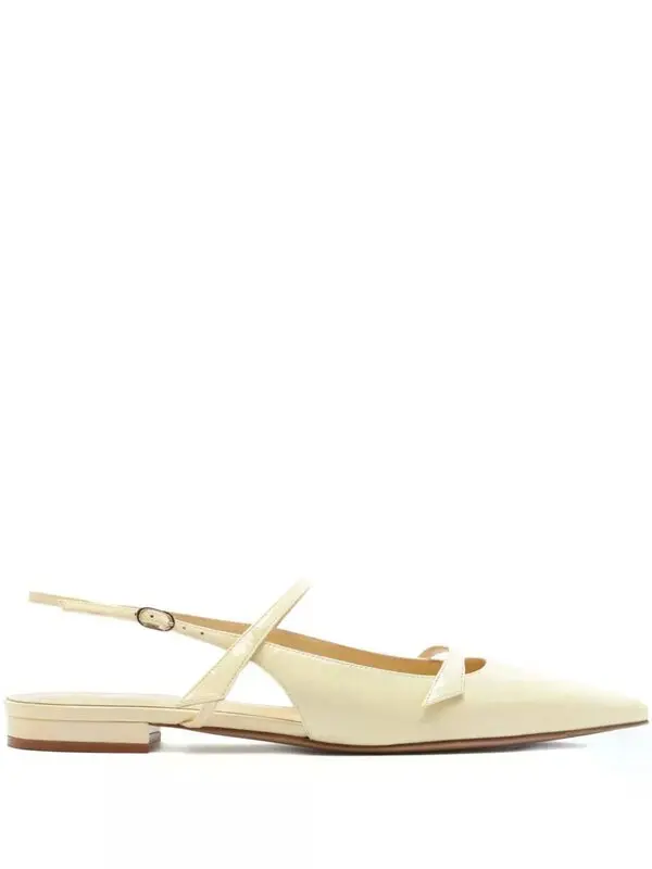 ALEXANDRE BIRMAN Tita Pointed-toe Strap-detail Flat Sandals