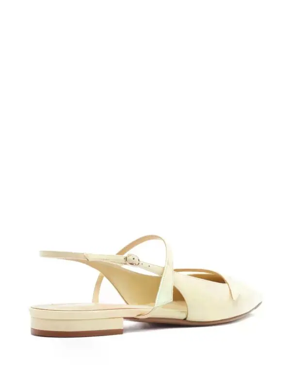 ALEXANDRE BIRMAN Tita Pointed-toe Strap-detail Flat Sandals