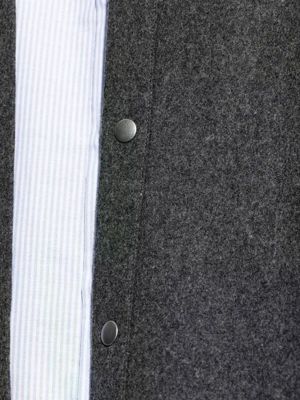 A.p.c. Buttoned Wool Shirt