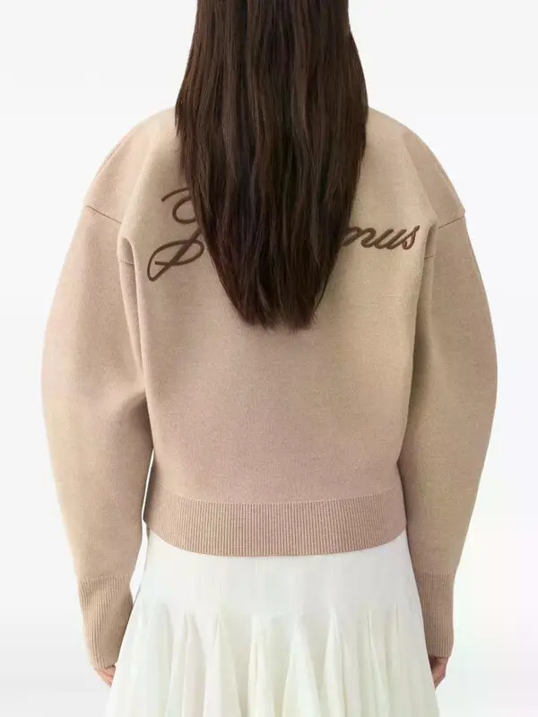 Jacquemus Logo-embroidered Piqué Sweater