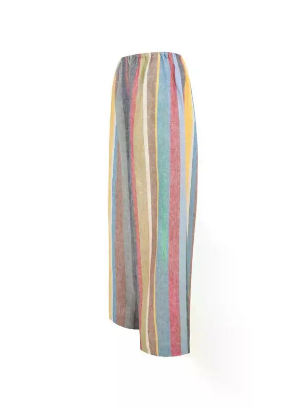 Staud Striped Linen Trousers