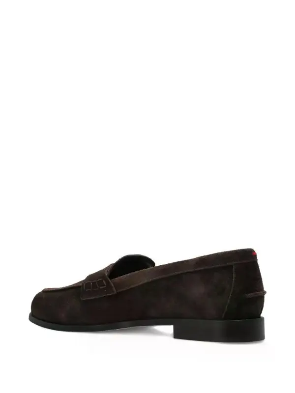AeydĒ Suede Penny Loafers