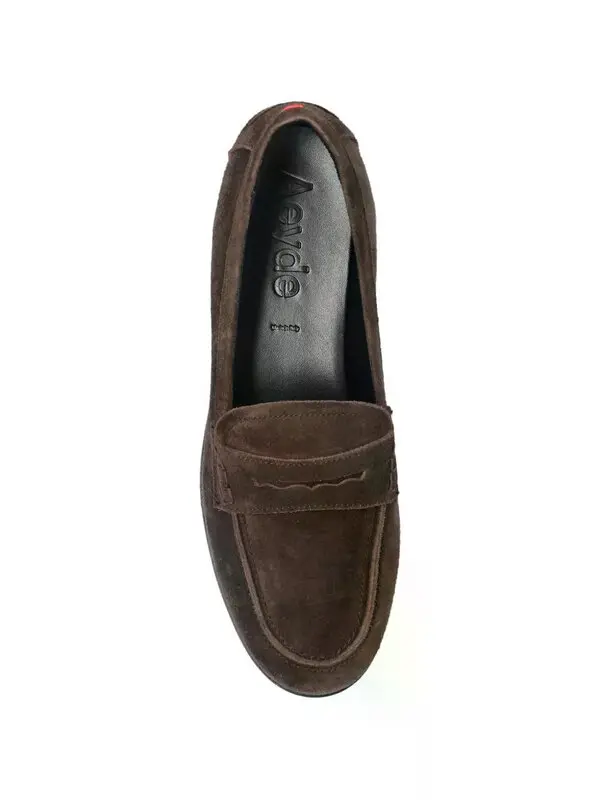 AeydĒ Suede Penny Loafers
