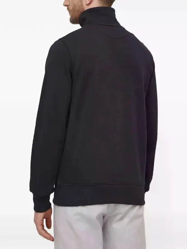 Gant Shield Half-zip Sweatshirt - Black