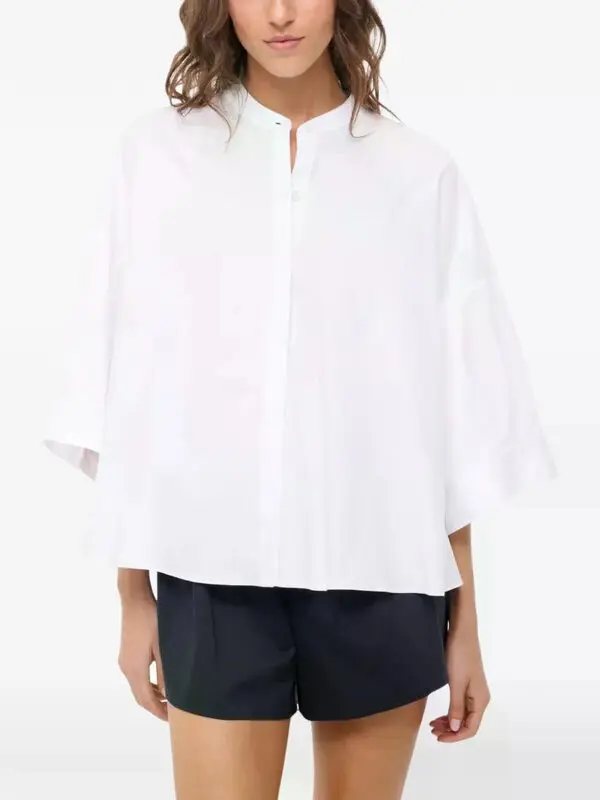 Staud Enzo Pleated Blouse