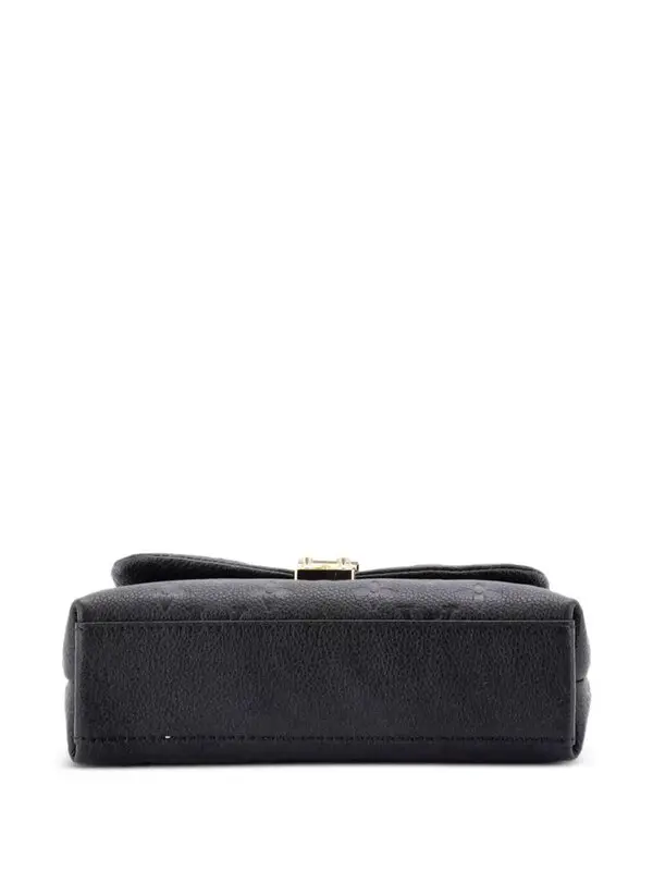 LOUIS VUITTON Madeleine Nano Satchel Monogram Empreinte Leather - Black