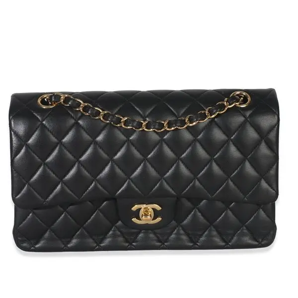 Chanel Quilted Lambskin Classic Double Flap Handbag