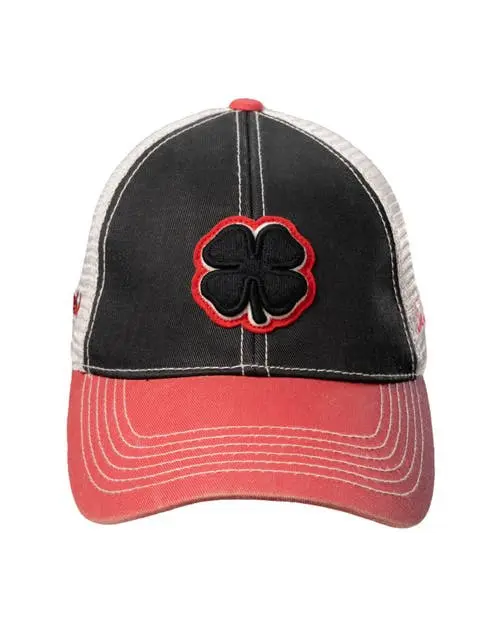 BLACK CLOVER Vintage 4 Trucker Hat - Black