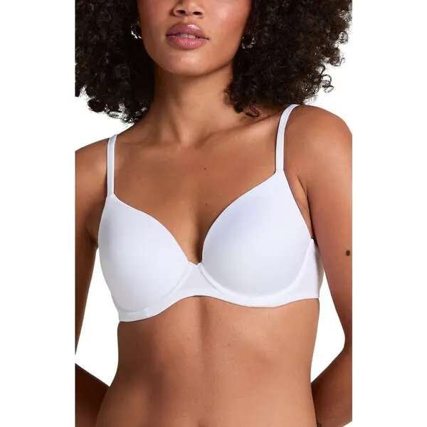 Hunkemoller Super Soft Padded Underwired Bra - White