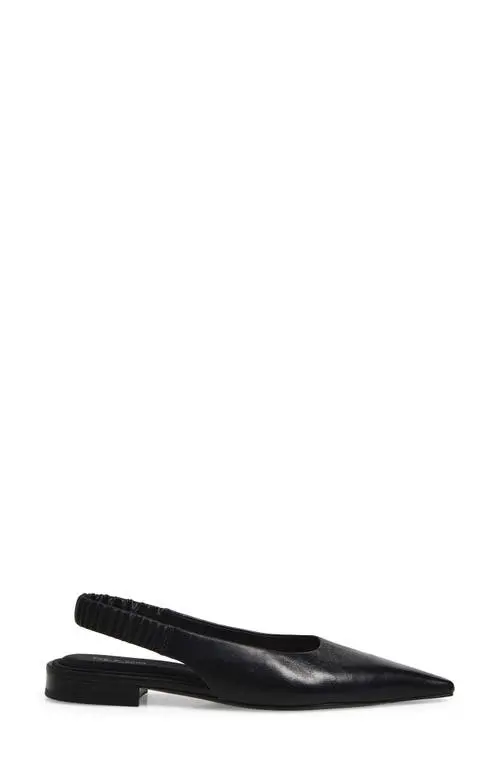 Rag & Bone Mercer Pointed Toe Slingback Flat - Black