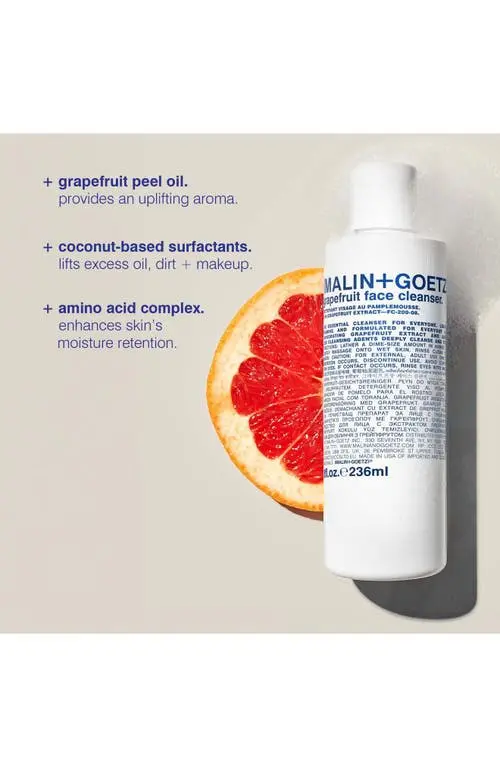 MALIN+GOETZ Grapefruit Face Cleanser