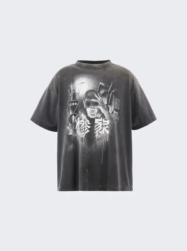 SAINT MXXXXXX X Santastic! X Geeks Rule Zange T-shirt Washed - Black