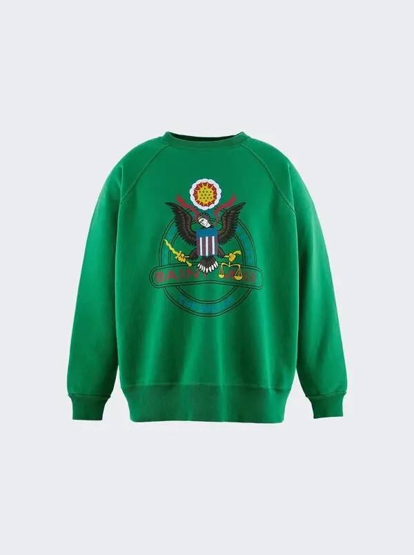 SAINT MXXXXXX The Decline Crewneck Sweatshirt - Green