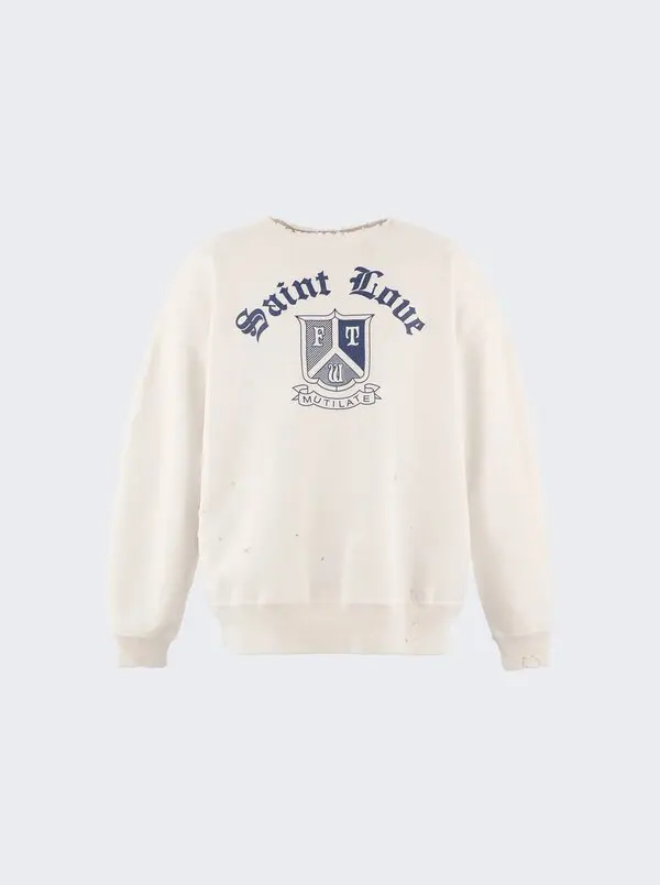 SAINT MXXXXXX Saint Loue Crewneck Sweatshirt - White