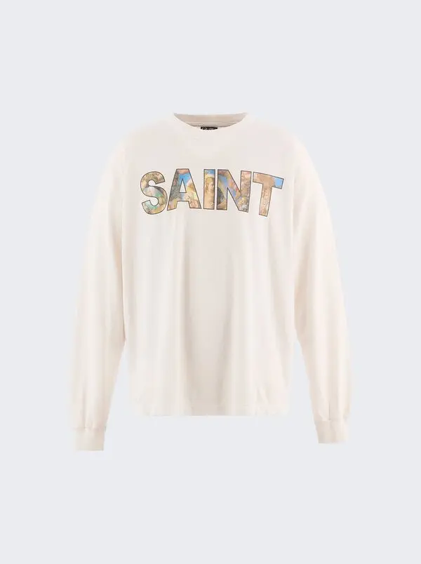 SAINT MXXXXXX New Body Rules Long Sleeve Tee - White