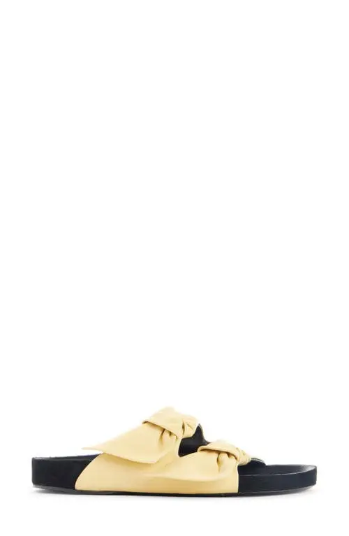 Isabel Marant Étoile Lennyo Footbed Slide Sandal - Butter