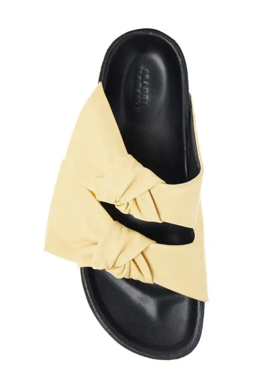 Isabel Marant Étoile Lennyo Footbed Slide Sandal - Butter