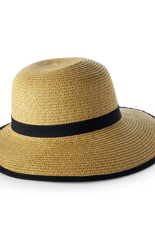 LANDS' END Facesaver Sun Hat - Natural