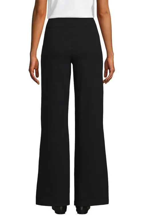LANDS' END Starfish High Rise Wide Leg Pants - Black