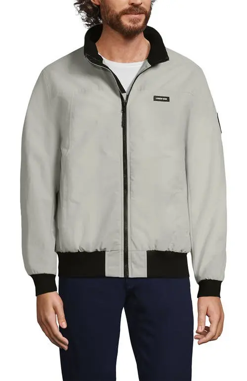 LANDS' END Classic Squall Waterproof Insulated Jacket - Soft Putty