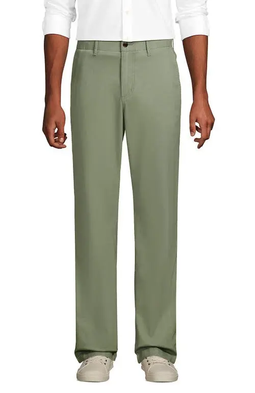 LANDS' END Knockabout Comfort Waist Classic Fit Chino Pant - Sage