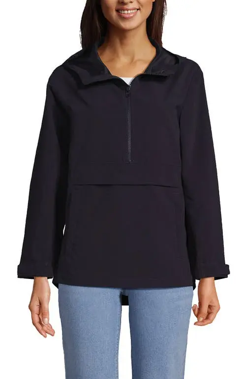 LANDS' END Wind Anorak Jacket - True Navy