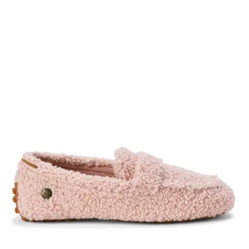 DEARFOAMS Hazel Teddy Loafer - Pale Mauve