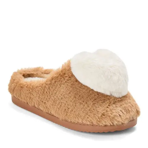 DEARFOAMS Rosie Furry Icon Clog Slipper - Latte