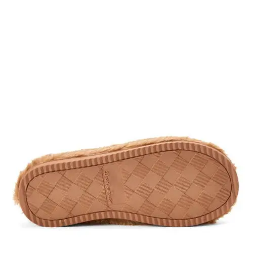 DEARFOAMS Rosie Furry Icon Clog Slipper - Latte