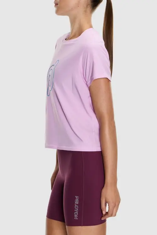 PELOTON Essential Performance Crop Tee