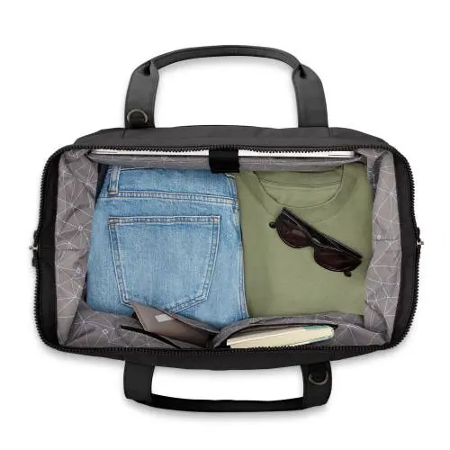 SAMSONITE Drop Bottom Weekender Duffel Bag With Padded Laptop Sleeve - Black