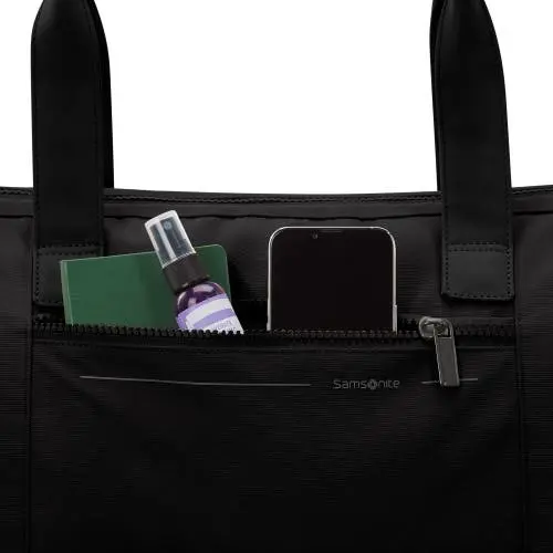 SAMSONITE Drop Bottom Weekender Duffel Bag With Padded Laptop Sleeve - Black